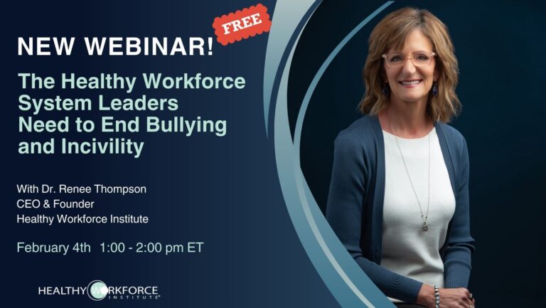 Webinar Signup - Healthy Workforce Institute